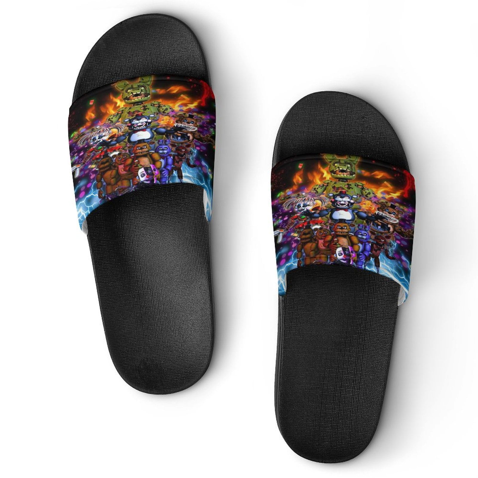 FNAF Night Party Slide Sandals for Women Men Pillow House Slippers EVA ...