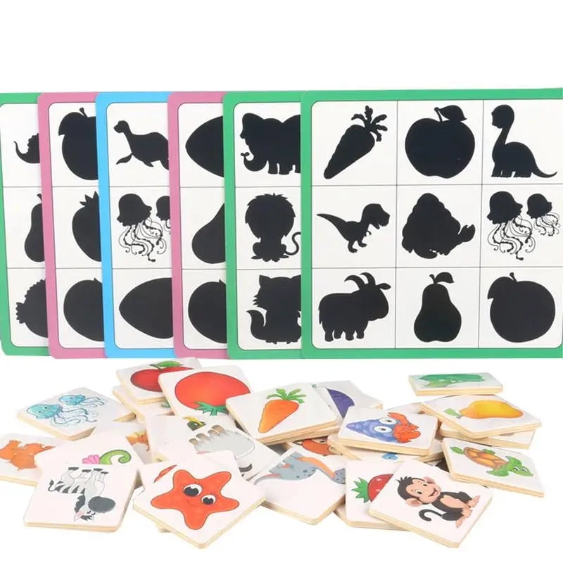 Educational Wooden Shape Sorter Toy - Fun Matching Game for Kids ...