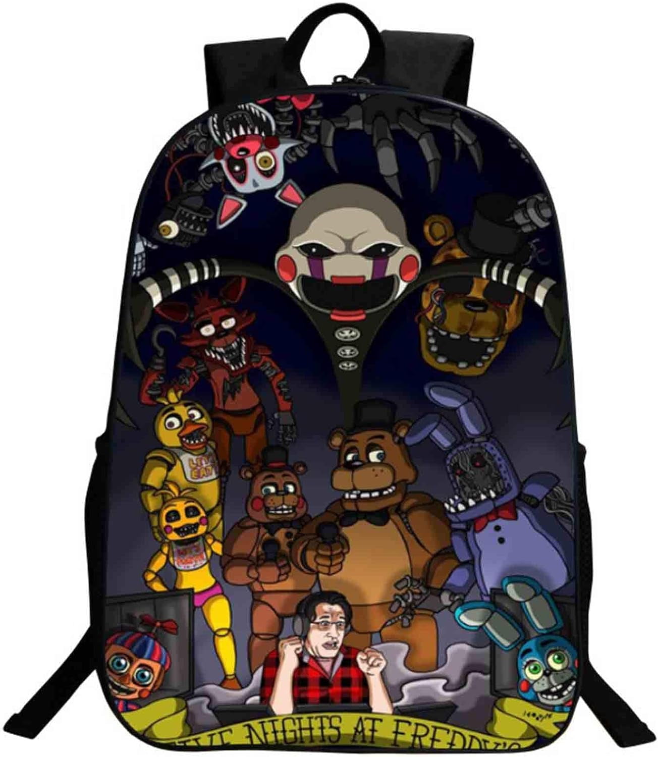 FNAF School Bag FNAF Elementary School Backpack 3D Print Cartoon ...