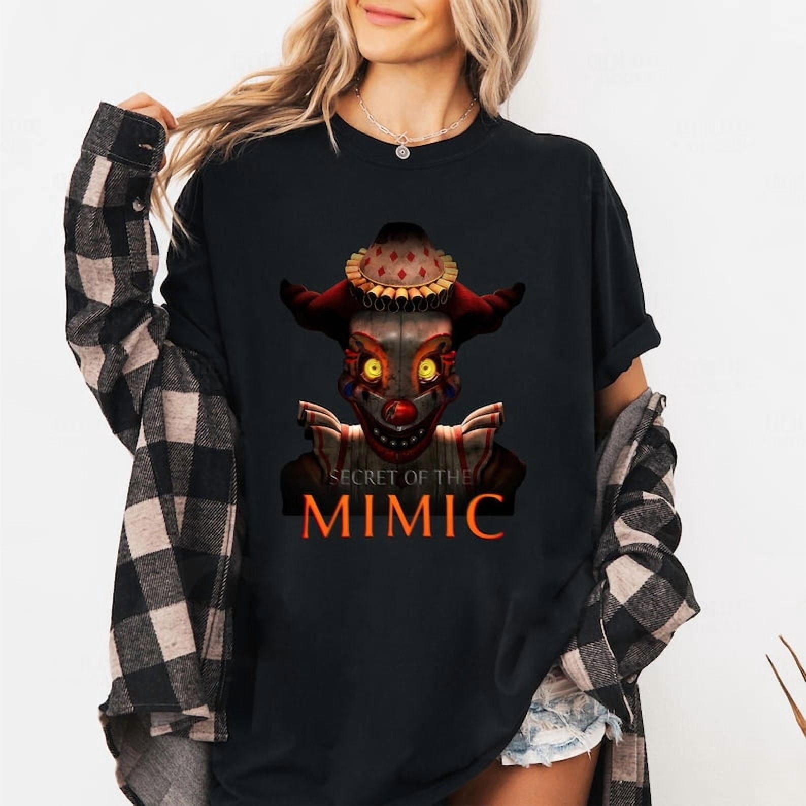 FNAF Secret of the Mimic Shirt, Five Nights at Freddy's Clown Horror ...