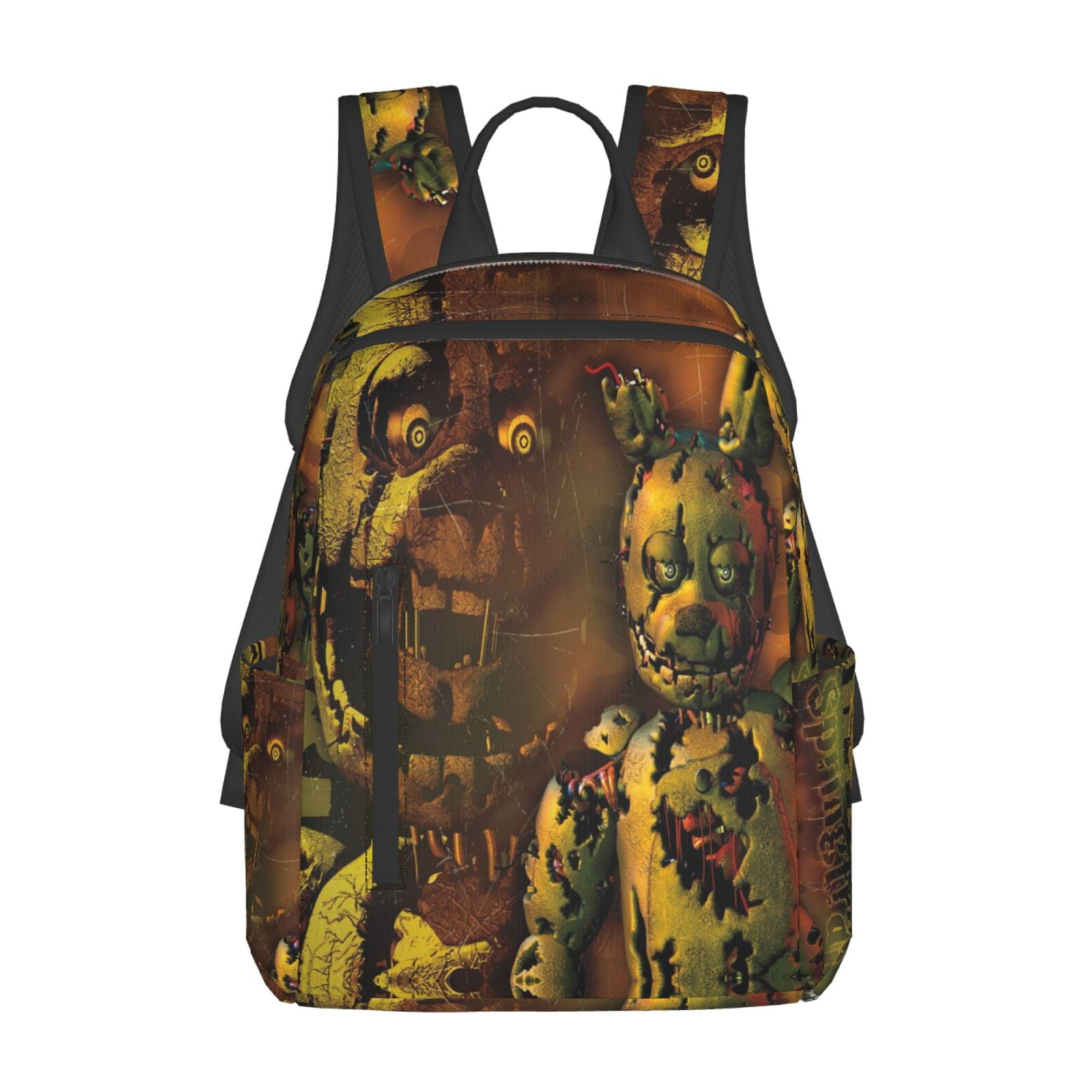 FNAF Spring Bonnie Backpacks Large Capacity Travel Backpack Laptop Bag ...