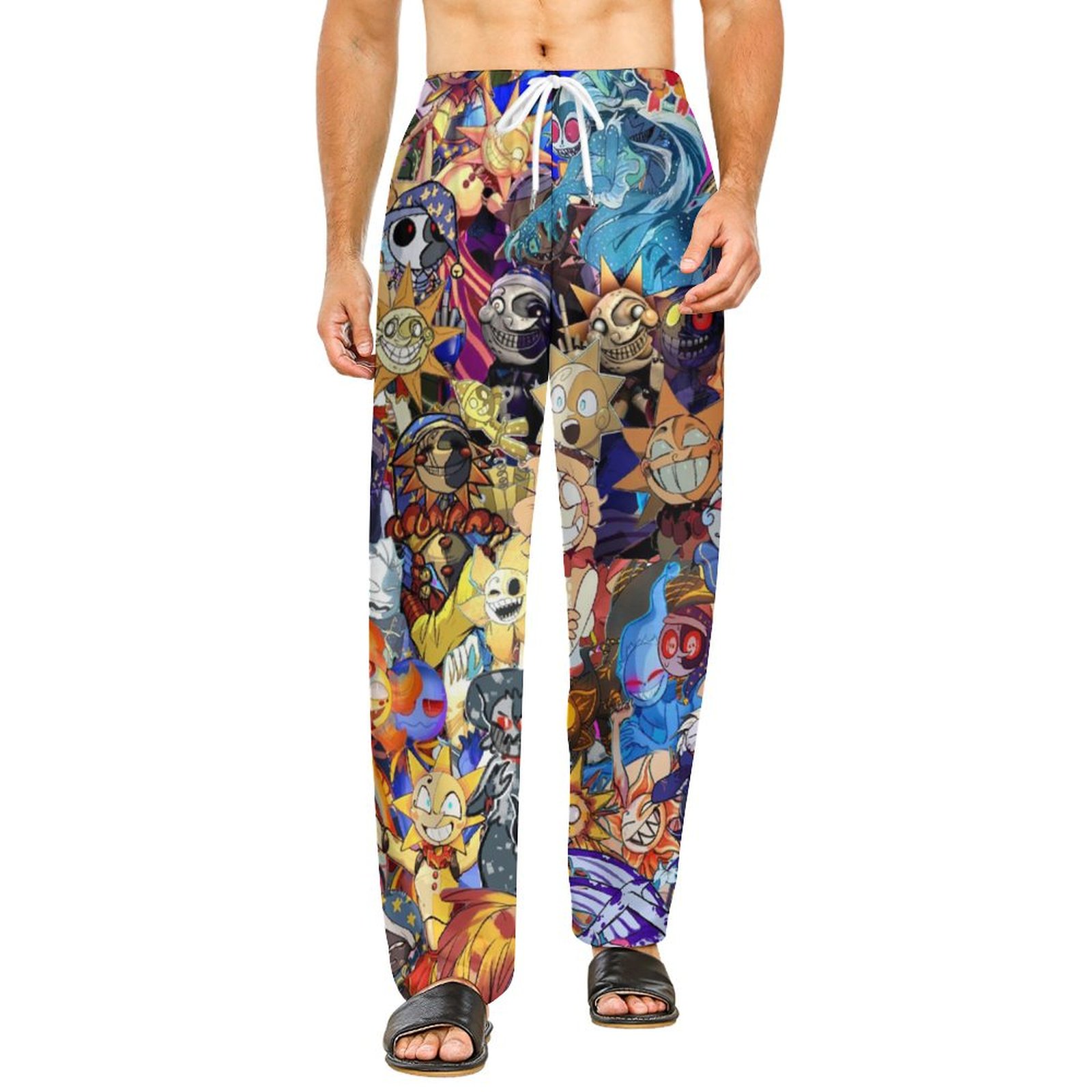 FNAF Sundrop Moondrop Men's Women's Pajama Sleep Pants Home Sleeping ...