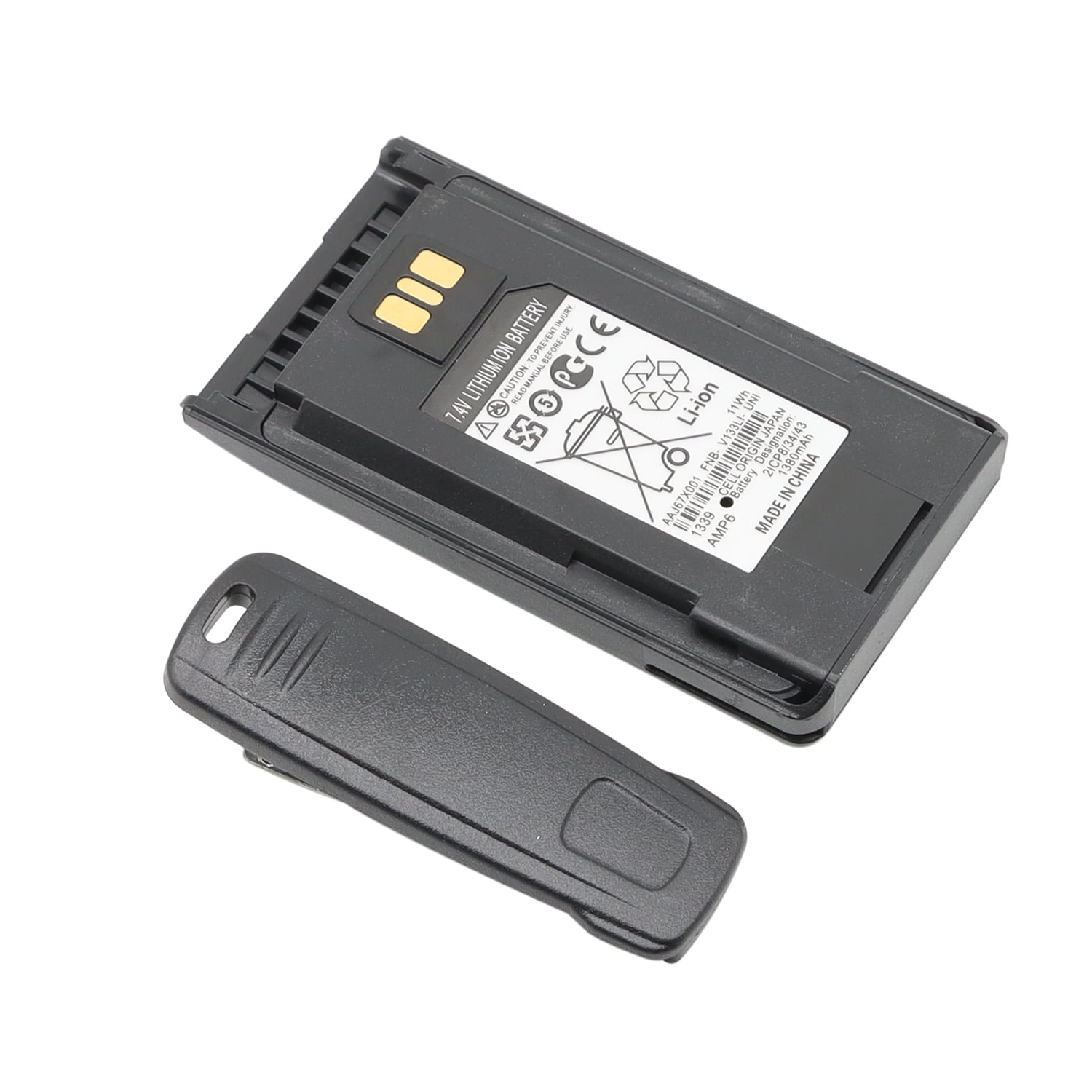 FNB-V133Li AAJ67X501 Battery for Vertex VX-261 VX-451 VX-454 VX-456 VX ...