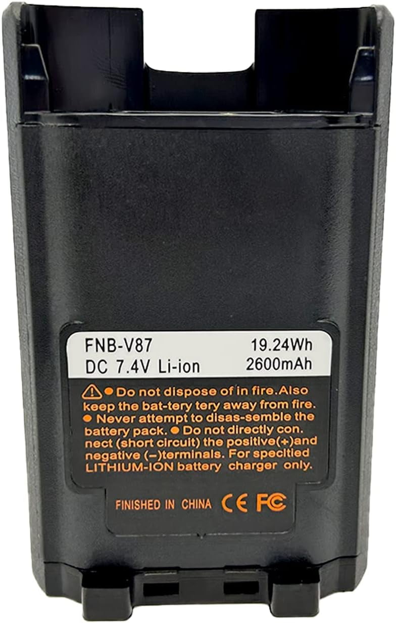 FNB-V87 FNB-V87LI 2600mAh Li-ion Battery Compatible with VX-581 VX-582 ...
