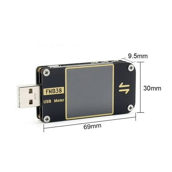 FNB38 USB Tester DC Digital Voltmeter Amperimetro Current Voltage Meter ...