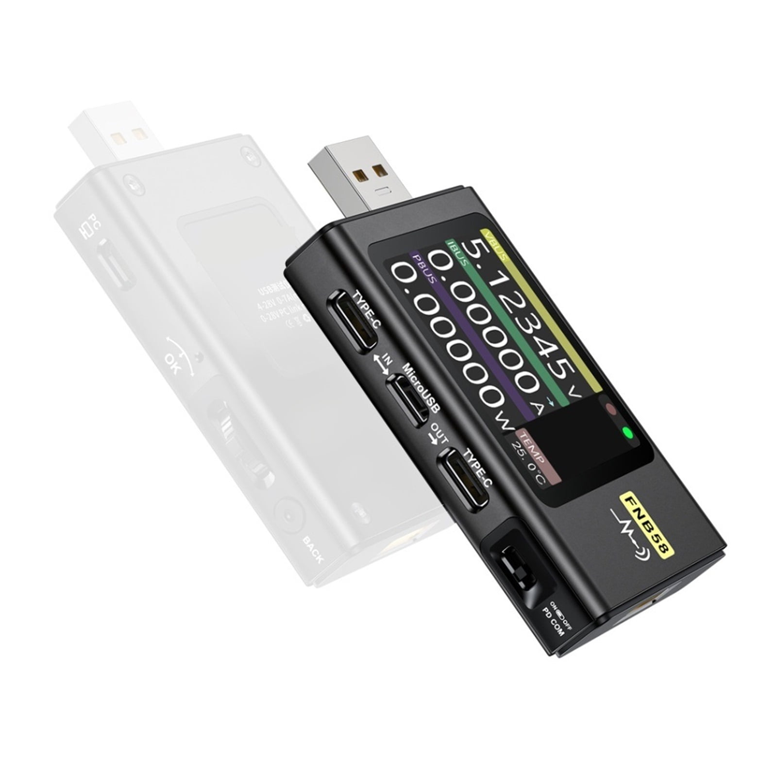 FNB58 FNB48 USB Tester Voltmeter Ammeter Fast Charge Detection Trigger ...
