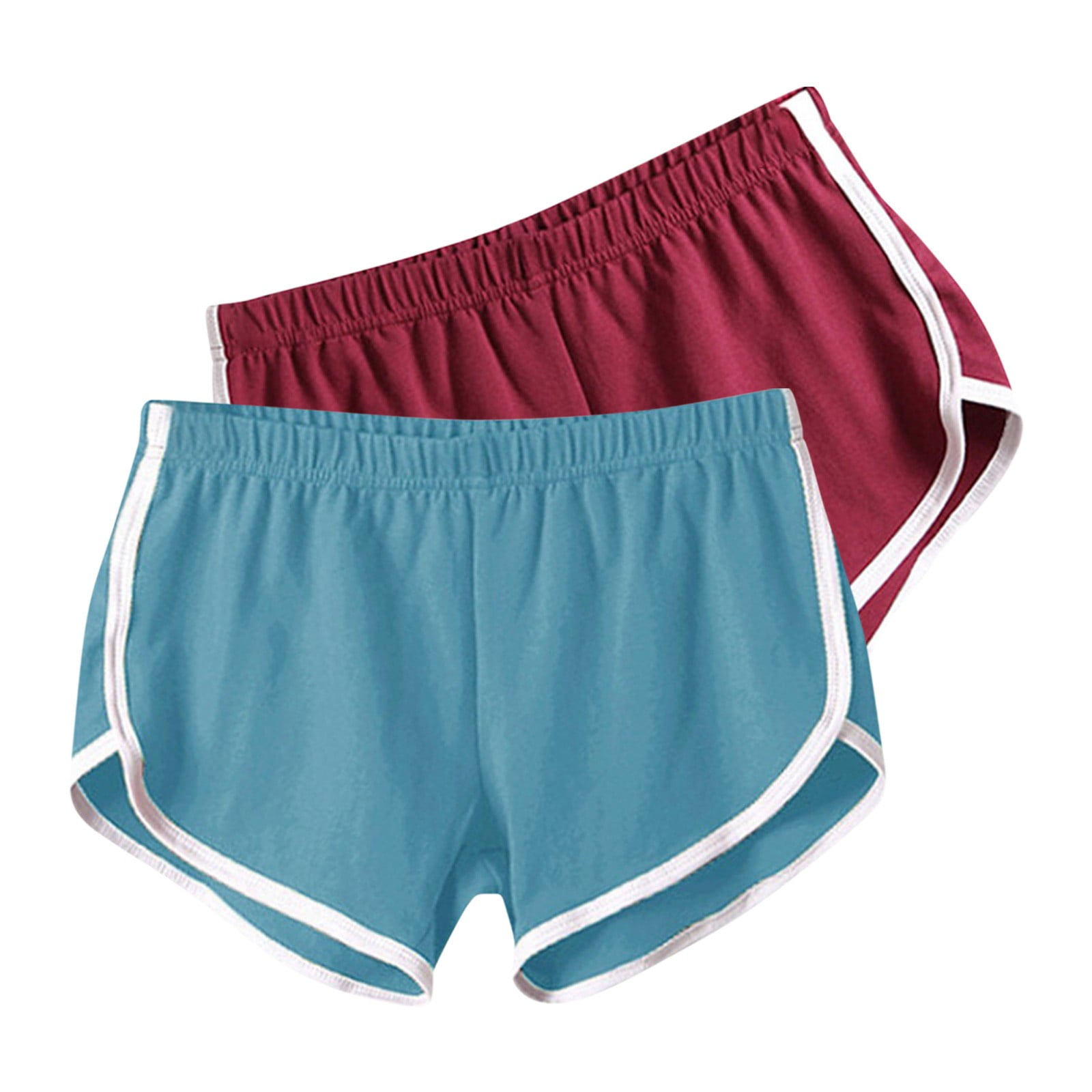 FNFYFH Clearance 2 Piece Contrast Dolphin Shorts for Women 2024 Summer ...