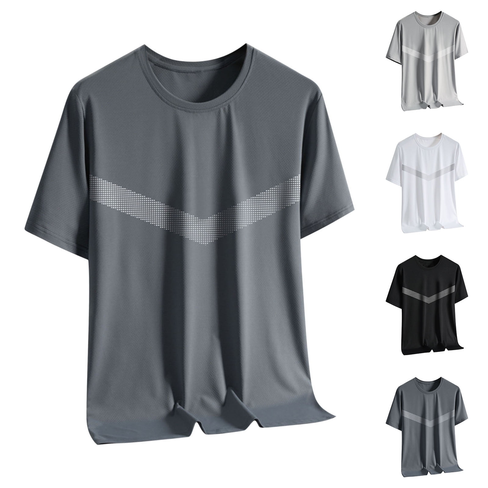 FNFYFH Mens Big and Tall Athletic Short Sleeve T-shirts Quick Dry Fit ...