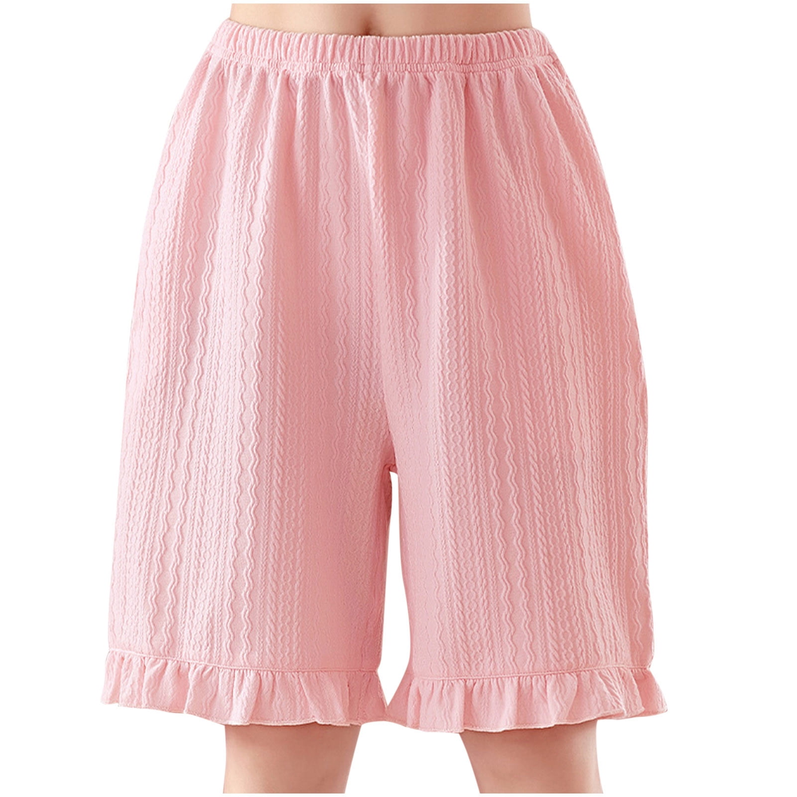 FNFYFH Pajamas Shorts for Girls Half Pants Kids Cotton Lounge Short ...