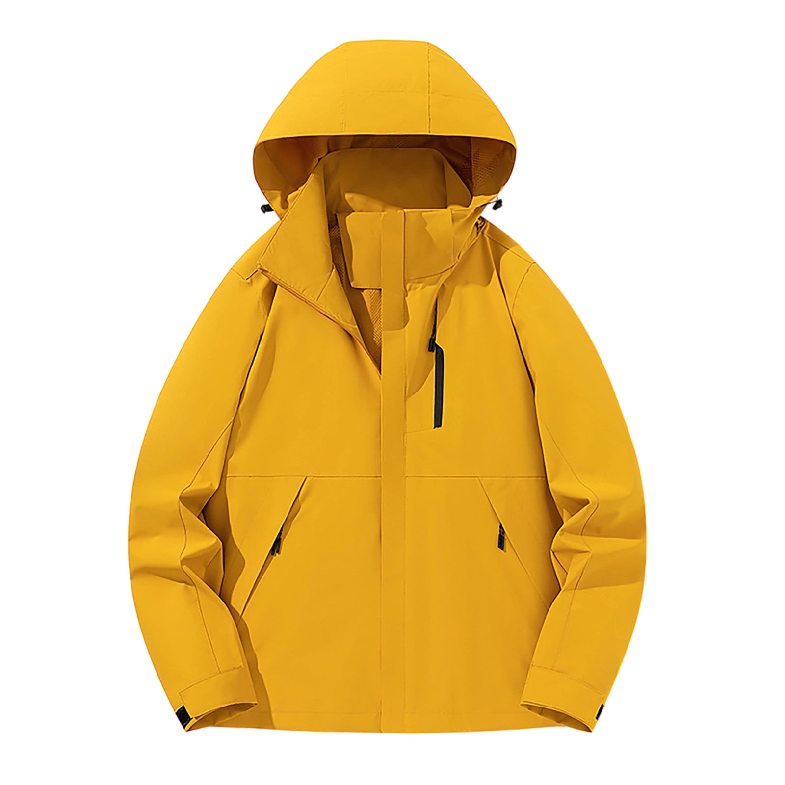 FNFYFH Rain Jacket for Women Plus Size Waterproof Rain Coat with Hood ...