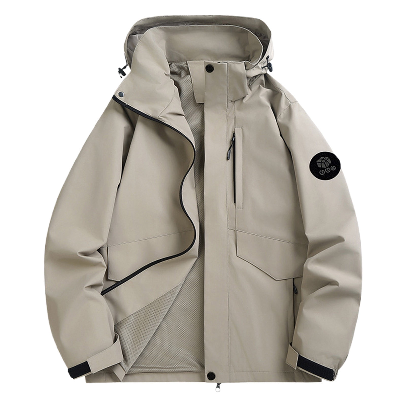 FNFYFH Women's Lightweight Rain Jacket Light Waterproof Jackets Hooded ...