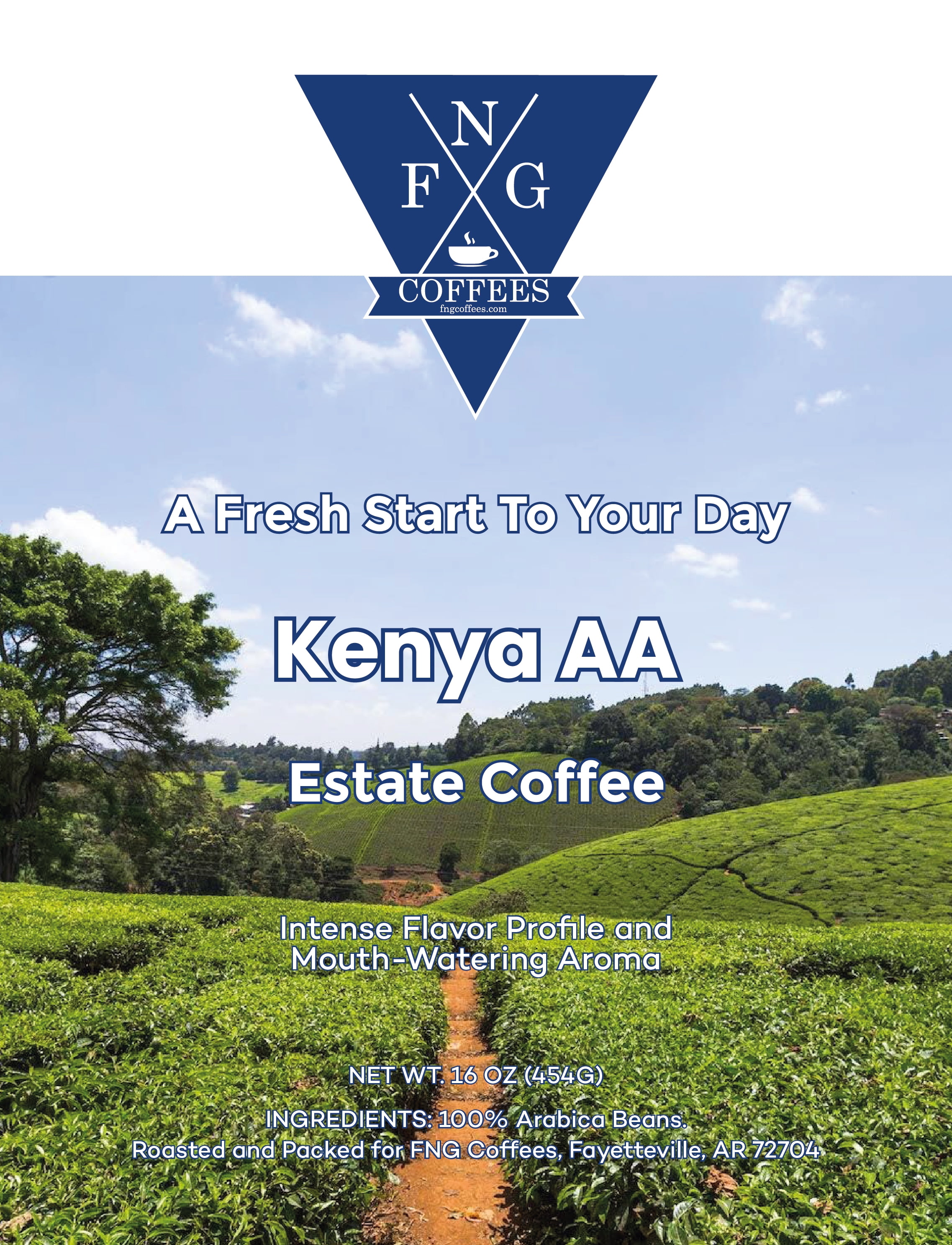 FNG Coffees- Kenya AA Estate Coffee- Whole Bean - Walmart.com