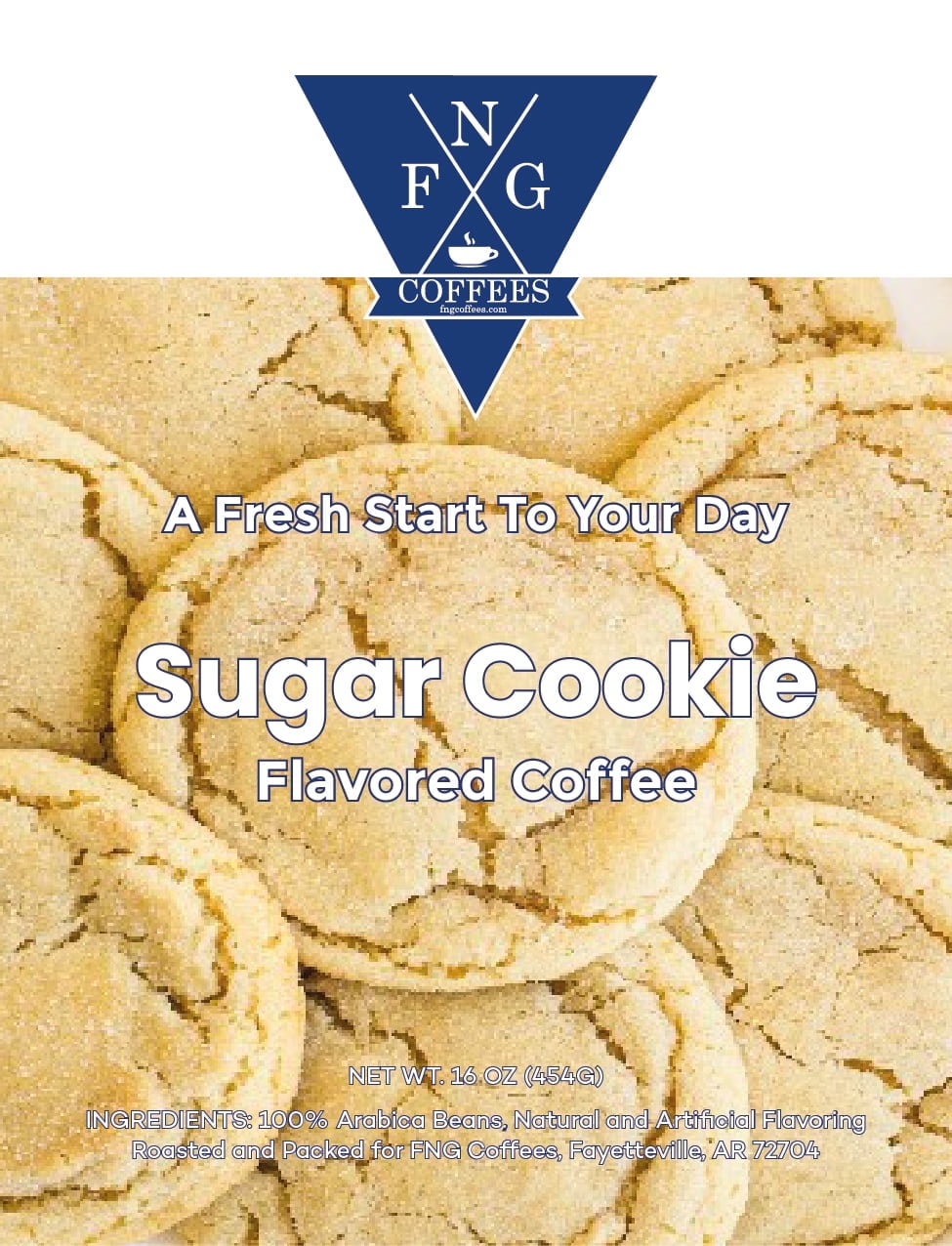FNG Coffees- Sugar Cookie Flavored Coffee- Whole Bean - Walmart.com