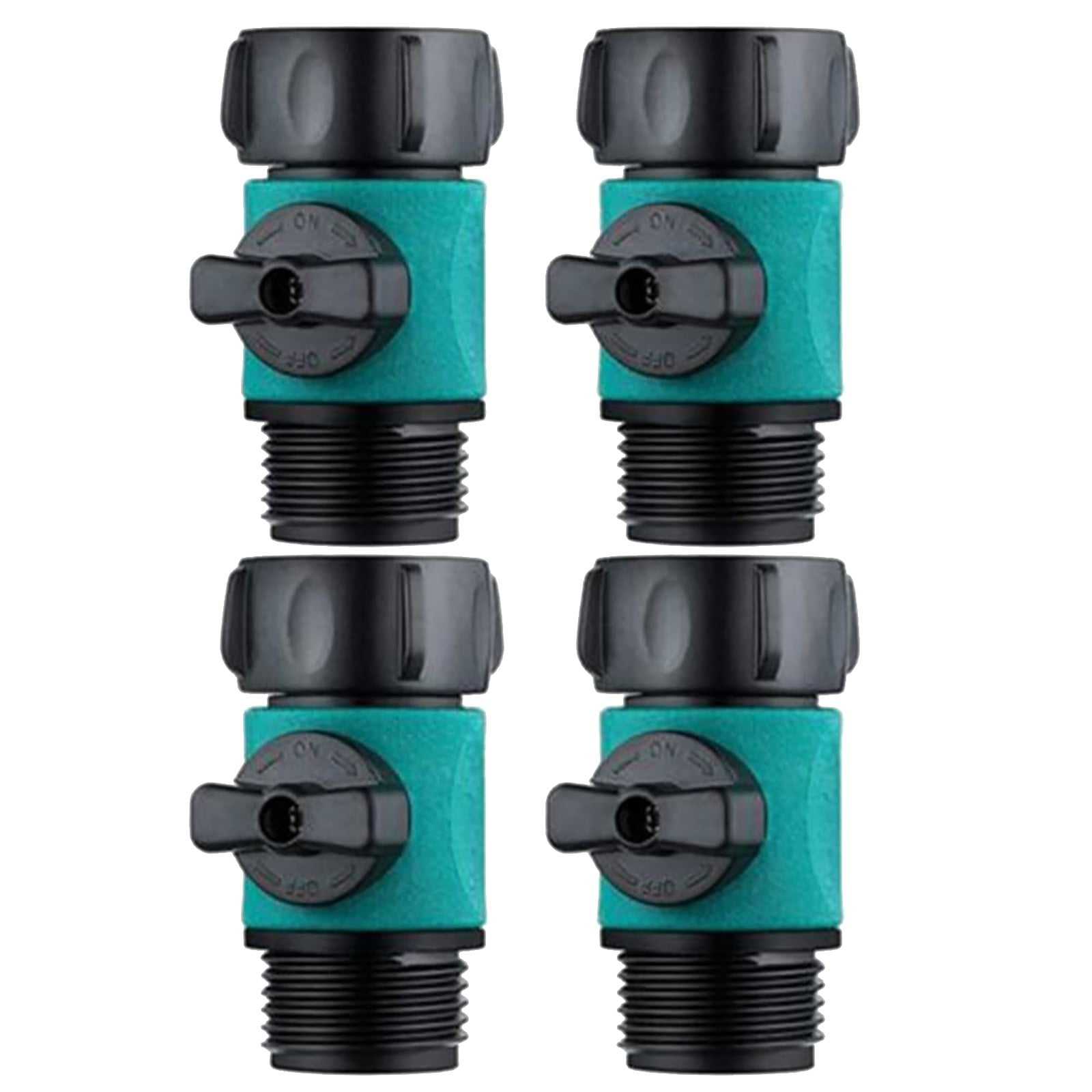 FNGZ 4Pcs Plastic Garden Hose Connect Water Hose Turn Off Garden Hose ...