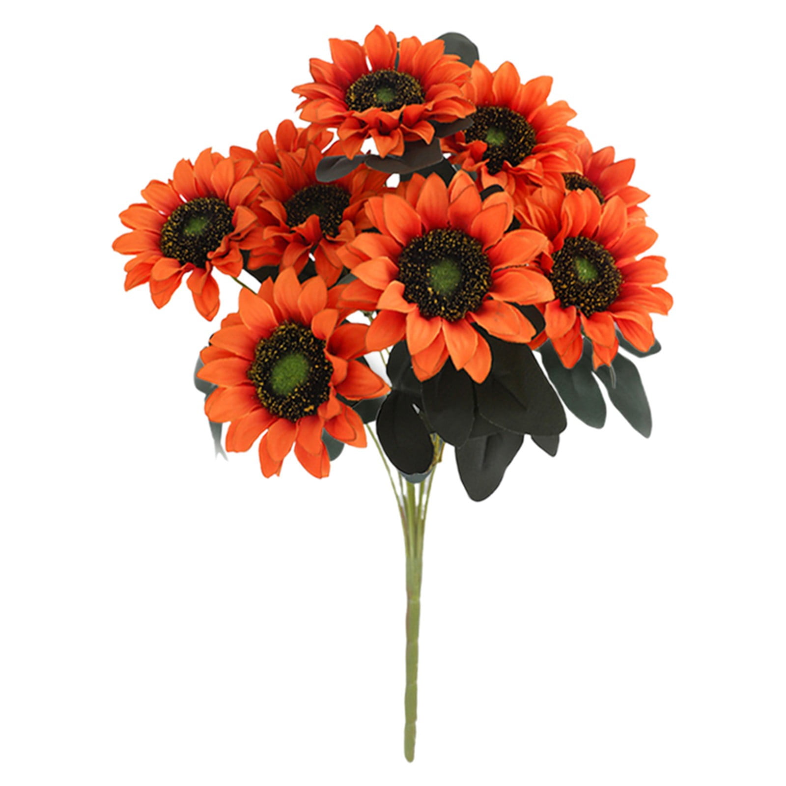 FNGZ Artificial Flowers Bouquet,1Bundles Artificial Sunflowers with ...