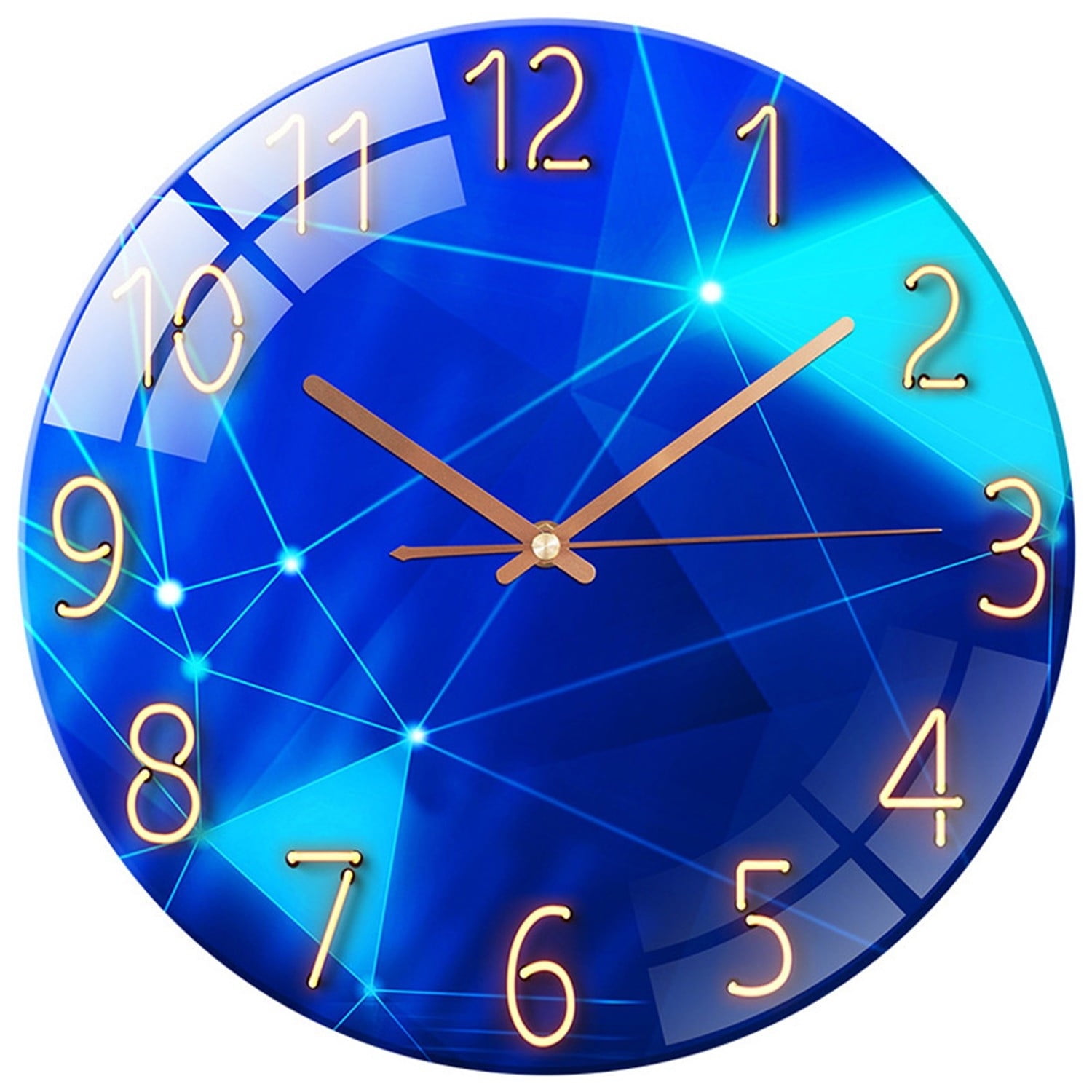 FNGZ Clock Clearance Silent Radio Wall Clock Radio Clock Modern Design ...