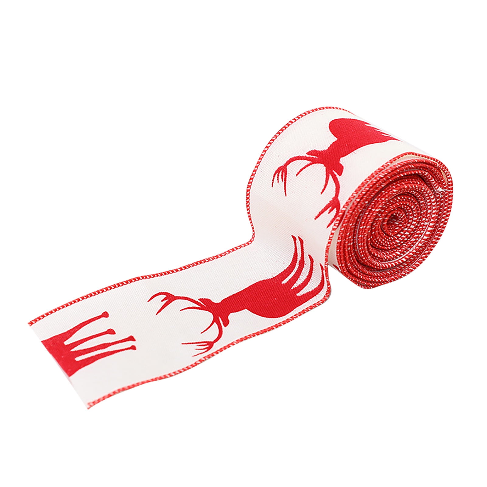 FNGZ Desktop Ornament the Webbing Christmas Wired Edge Ribbons ...