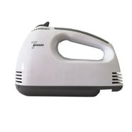 Mainstays 5-Speed 150-Watts Hand Mixer with Chrome Beaters, White ...