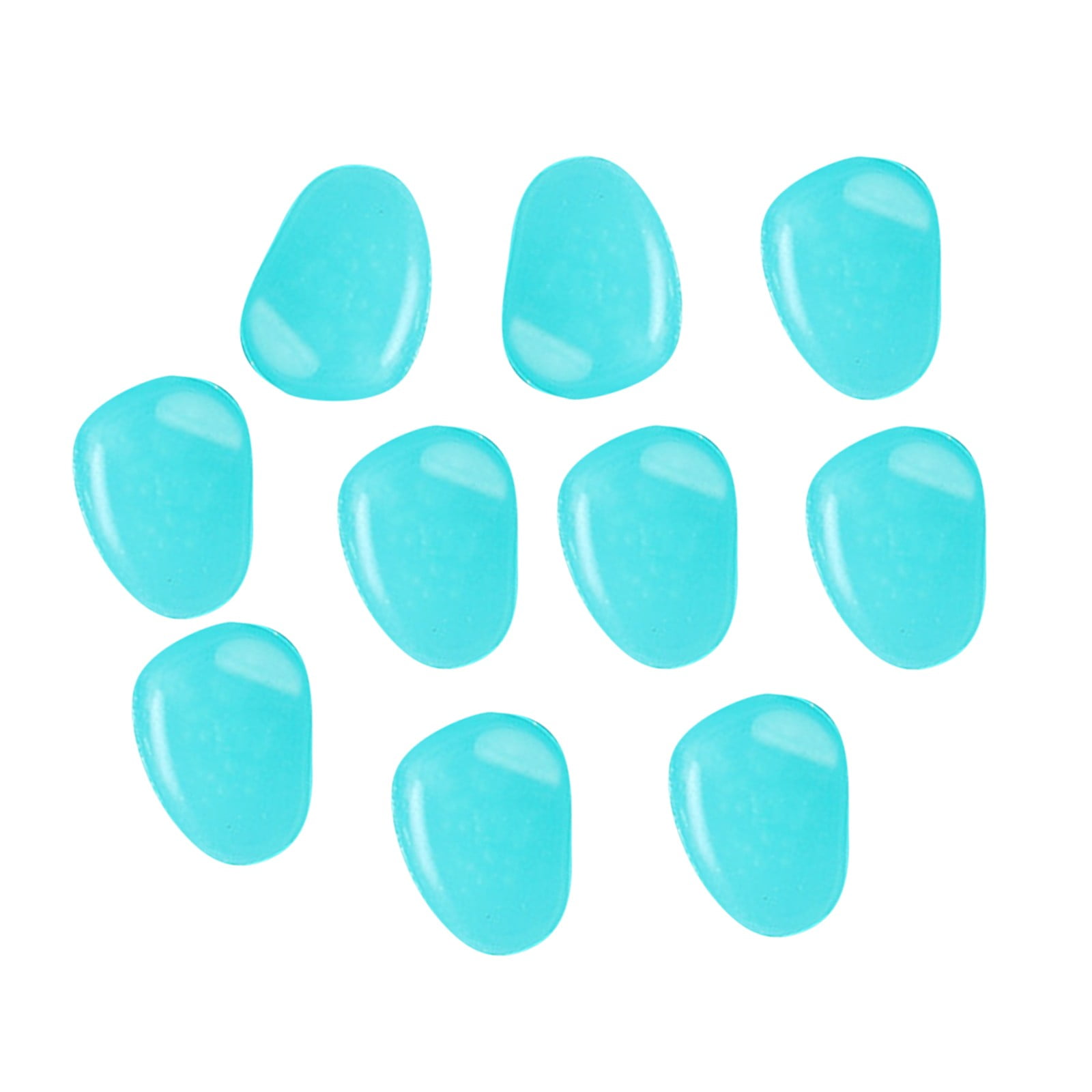 FNGZ Glowing Stones Glowing Stone 25 Pcs Glow in the Dark Garden Rocks ...
