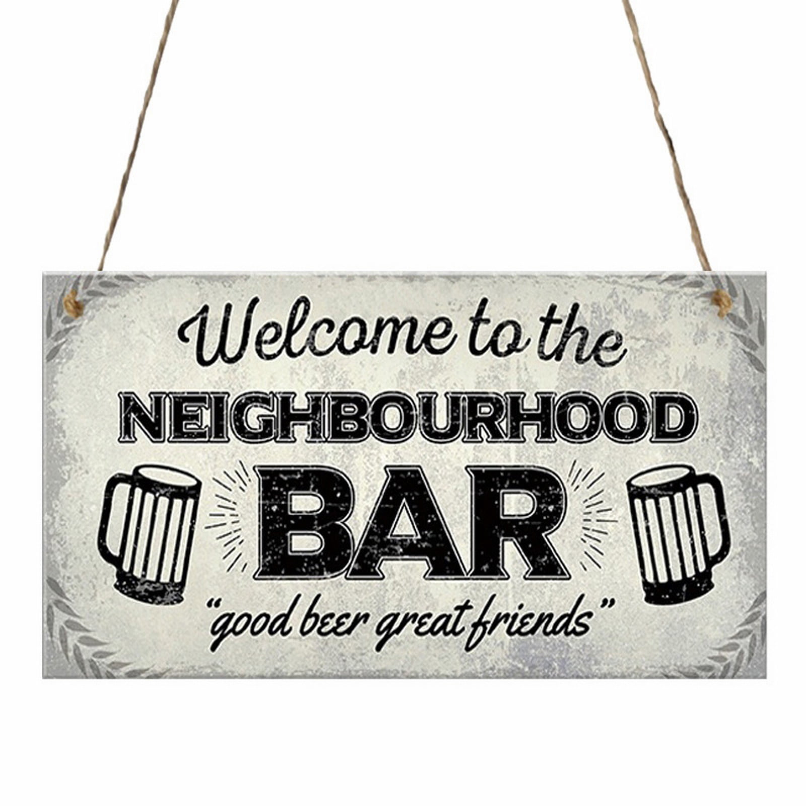 FNGZ Hangs Clearance Bar Sign Hanging Wall Art Decorative Funny ...