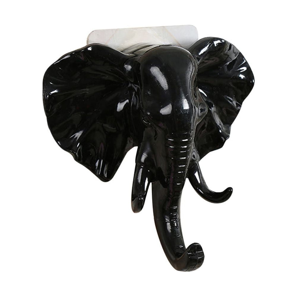 FNGZ Hooks Clearance Elephant Head Self Adhesive Wall Door Hook Hanger ...
