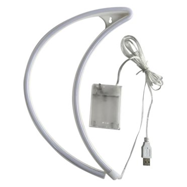 EZ-Illuminations Battery Operated Multicolor LED Neon-Style Rainbow ...