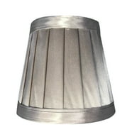 Vintage Small Lampshade for Table Lamps, Scalloped Fabric Drum Lamp ...