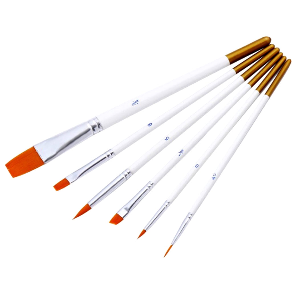 FNGZ Pinting Brush Clearance 6Pcs Art Painting Brushes Set nylon Artist ...