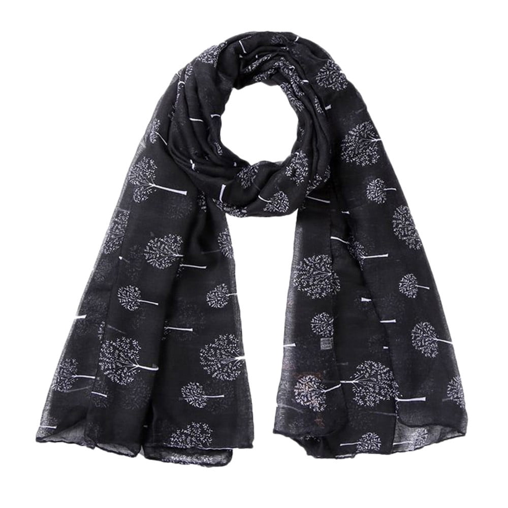 FNGZ Polyester Scarf | 1Pc Scarf | Women Printed Dandelion Soft Chiffon ...