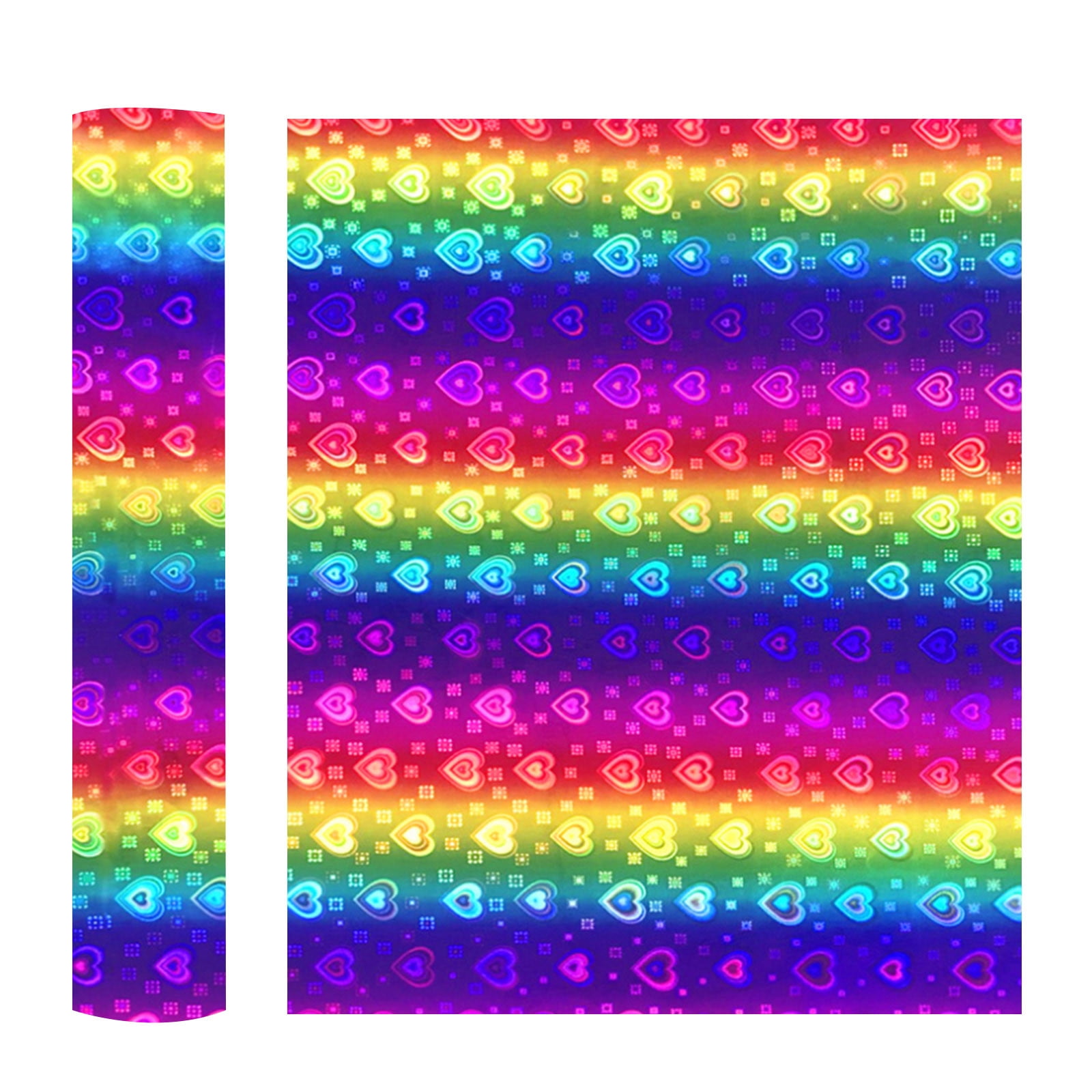 FNGZ Rml Trnsfer Pper Clearance Holographic Adhesive Vinyl 12 X6ft Rose ...