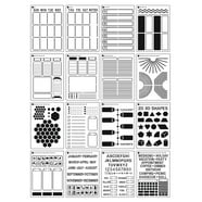 sunsanly Acrylic Template Ruler DIY Wallet Handcraft Ruler Clear Easy ...