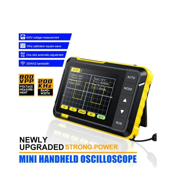 FNIRSI Mini Pocket Handheld Digital Oscilloscope 2.5MSa 200KHz Analog ...