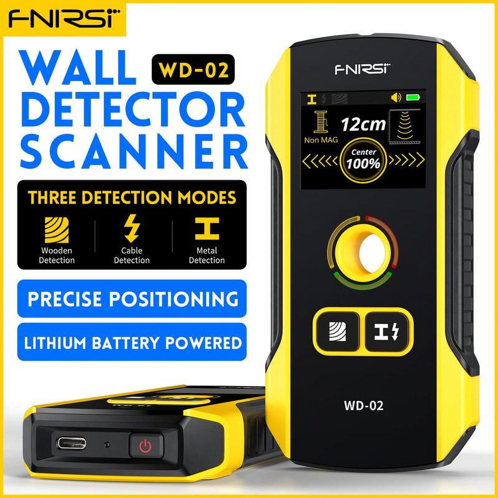 FNIRSI WD-02 Wall Detector Stud Finder New Design Positioning Hole TFT ...