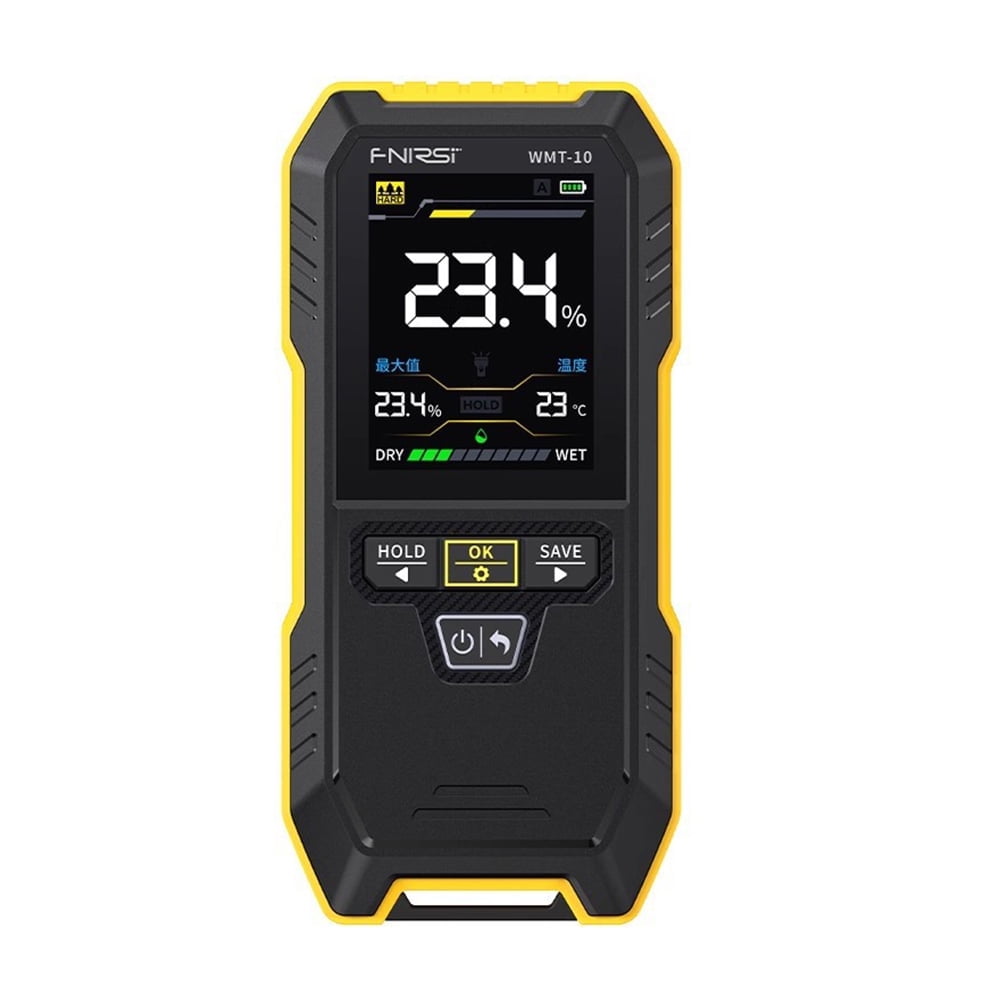 FNIRSI WMT-10 Inductive Wood Moisture Meter Hygrometer Non-contact ...