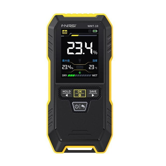 FNIRSI WMT-10 Inductive Wood Moisture Meter Hygrometer Non-contact ...