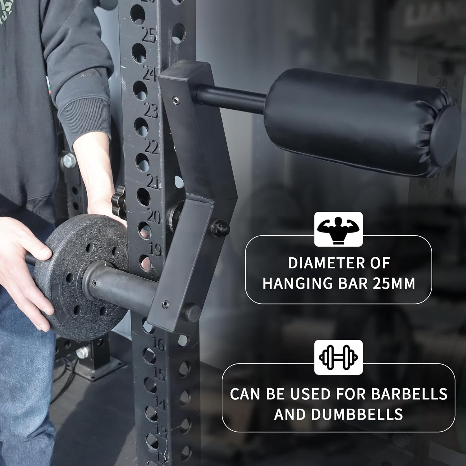 FNKTEK Neck Trainer for Power Racks - Neck Strengthener with Wrist ...