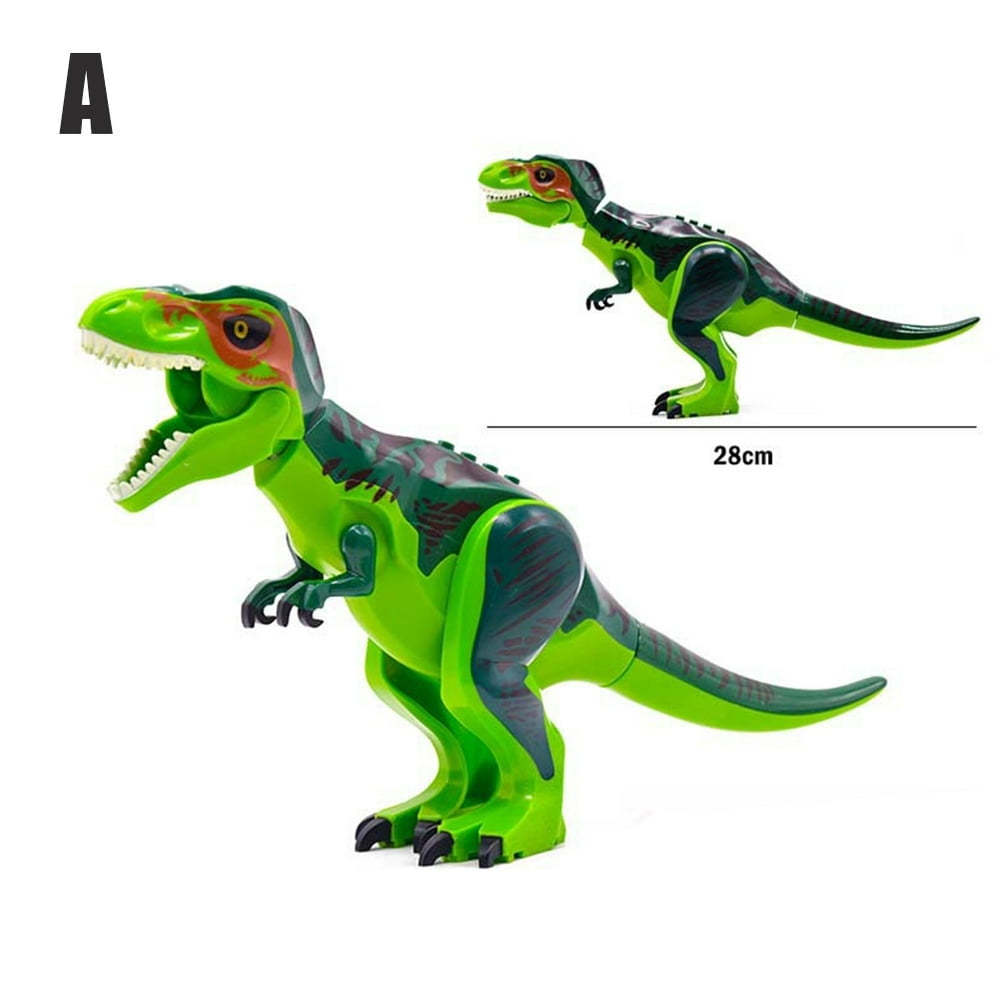 FNNMNNR 11-inch Dinos Toy Buildable Dinosaur Building Blocks Figures ...