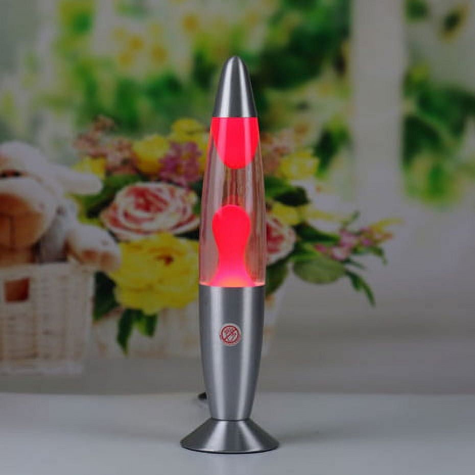 FNNMNNR 16-Inch Lava Lamp Beautiful Lamp with Wax That Flows Like Lava ...