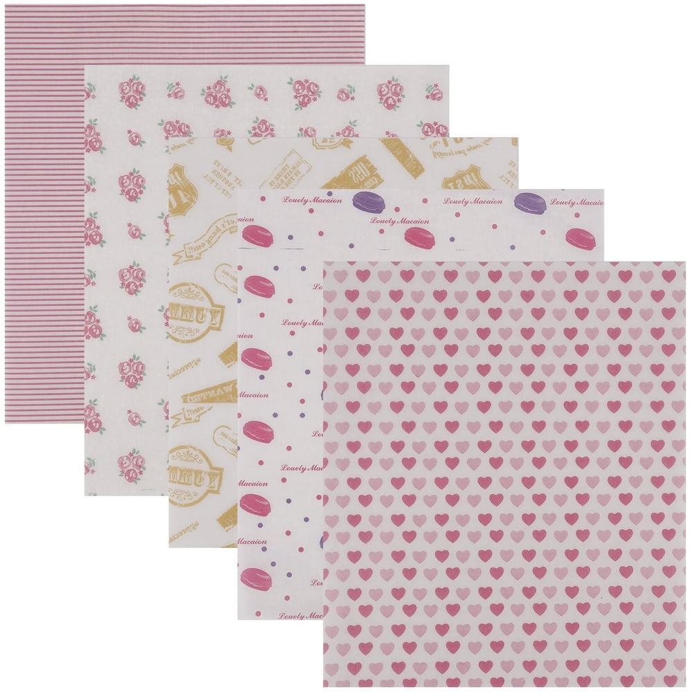 FNNMNNR 250 Sheets Variety Pack Checkered Dry Waxed Deli Paper Sheets ...