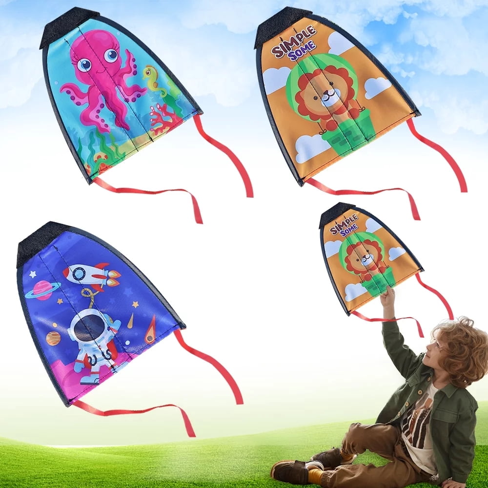 FNNMNNR 3 Pcs Mini Slingshot Kites - Thumb Ejection Kite Beach Toys ...