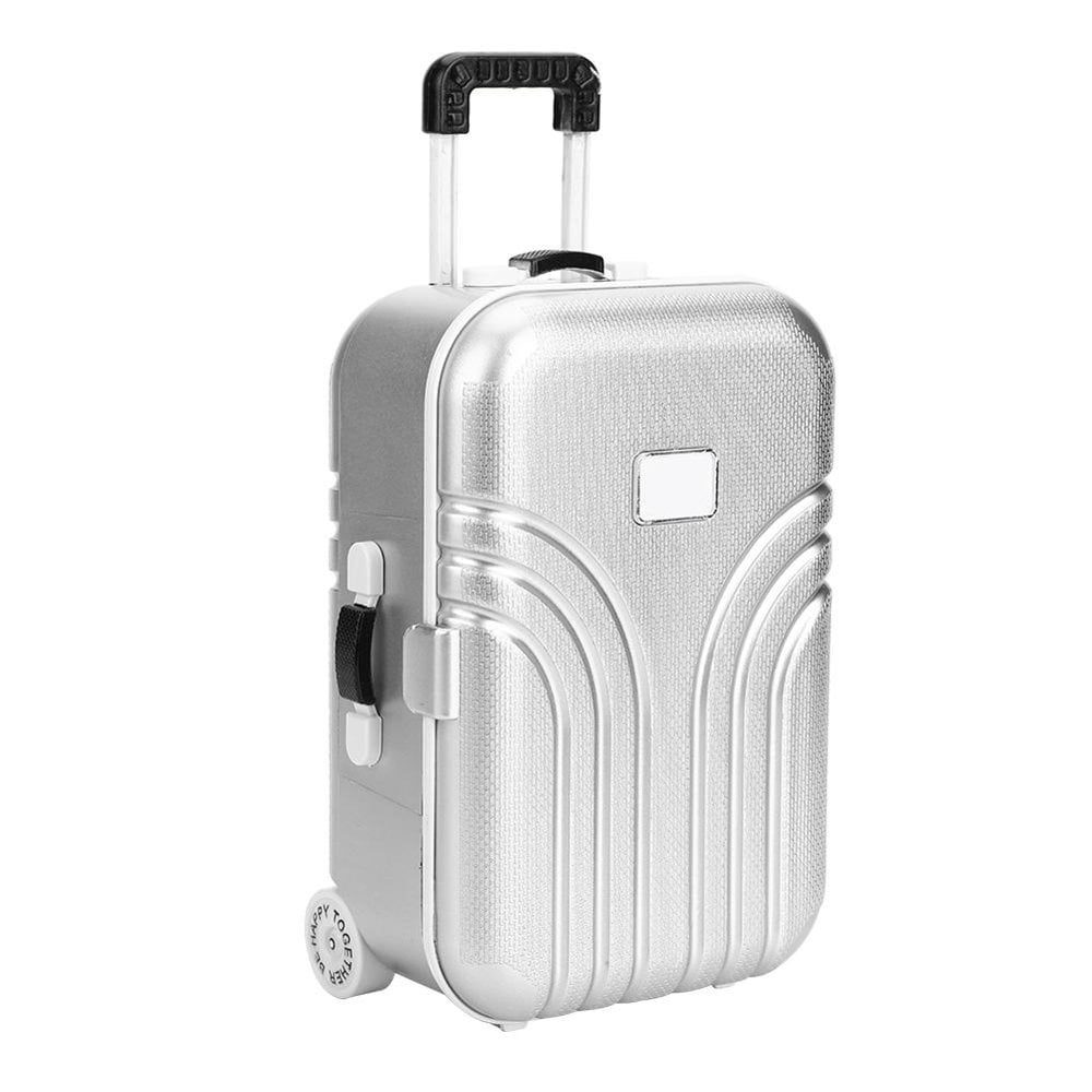 FNNMNNR Baby Suitcase Toy Cute Plastic Rolling Suitcase Mini Luggage ...