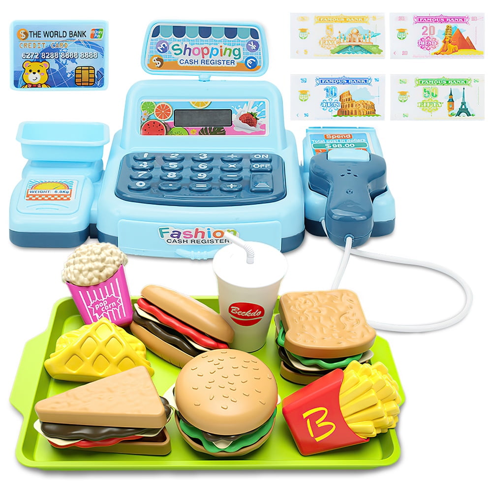 FNNMNNR Cashier Model Sound Light Effect Realistic Detail Plastic ...