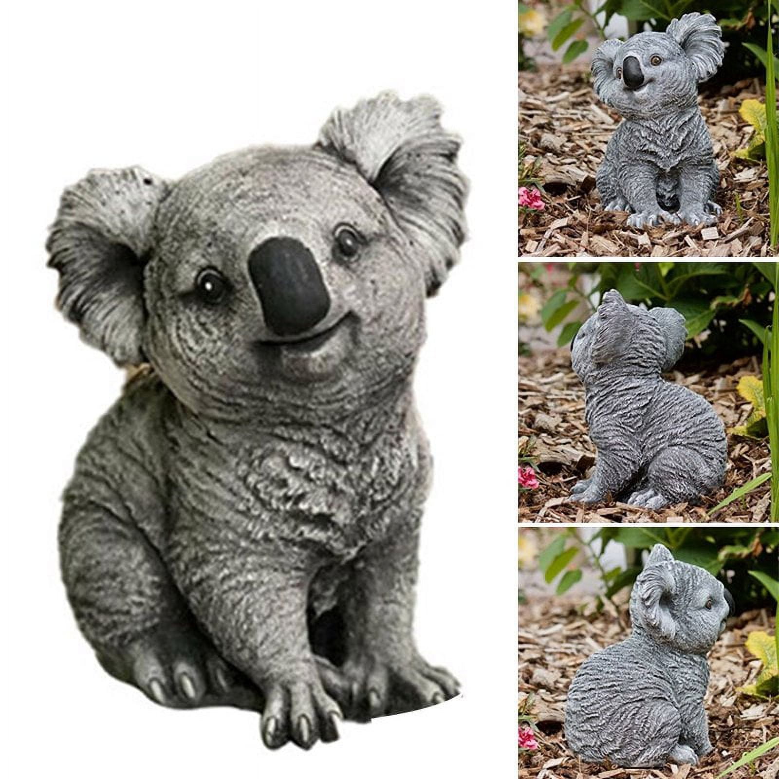 FNNMNNR Cute Koala Statue Garden Yard Ornament Resin Sculpture Weather ...