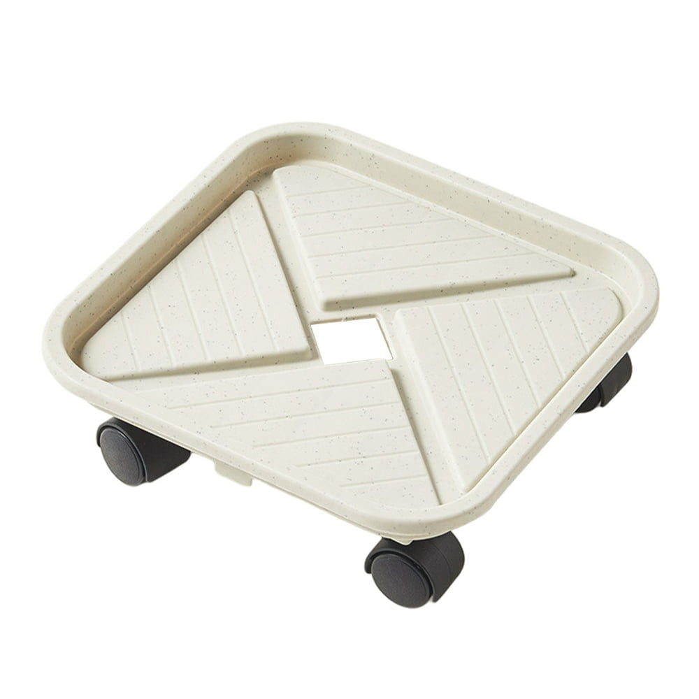 FNNMNNR Flower Pot Pallet Moveable Planter Stand Indoor Outdoor Living ...