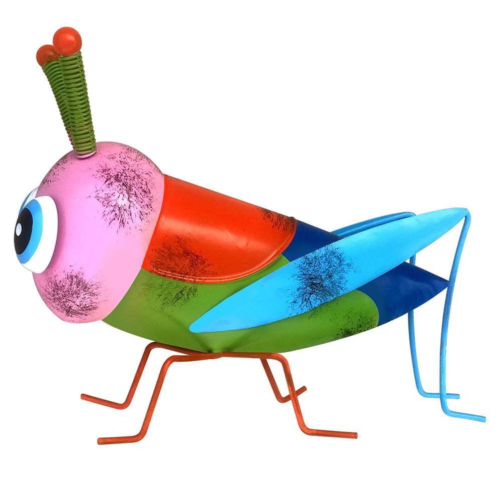 FNNMNNR Garden decorationMetal Garden Grasshopper Wall Art Decorative ...