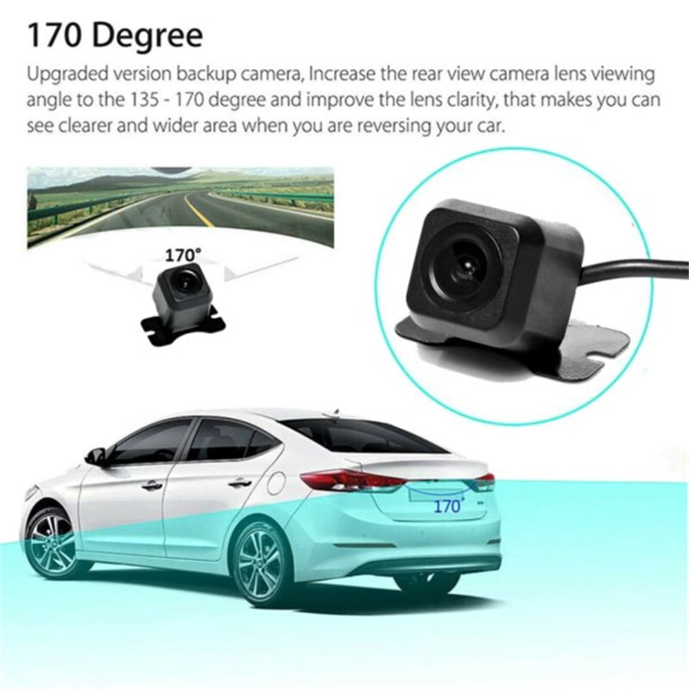 FNNMNNR HD Wireless Car Rear View Backup Camera Black - Walmart ...