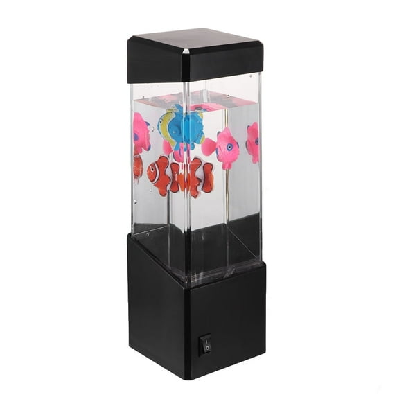 FNNMNNR LED Fish Mood Light Volcano Lava Lamp Jellyfish Lamp Led ...