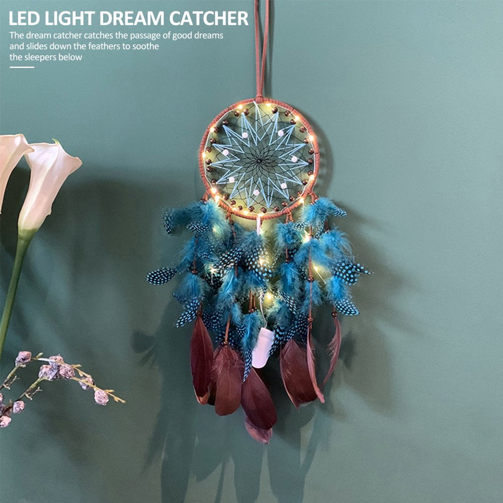 FNNMNNR Large Dream Catcher with LED Light String Battery Powered ...