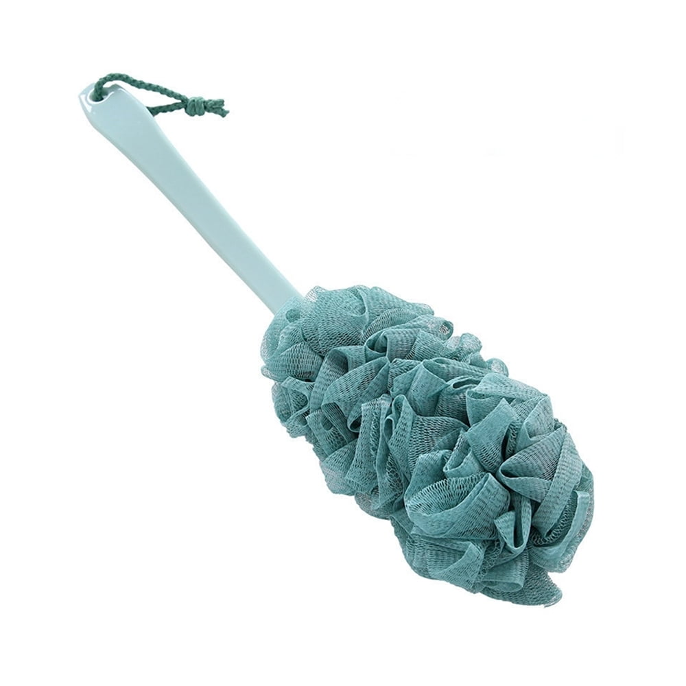 FNNMNNR Long Handle Bath Sponge Netted Brush Hanging Shower Loofah ...