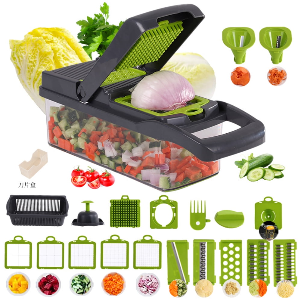 FNNMNNR Multifunctional Vegetable Cutter Slicer Grater Fruit Shredder ...